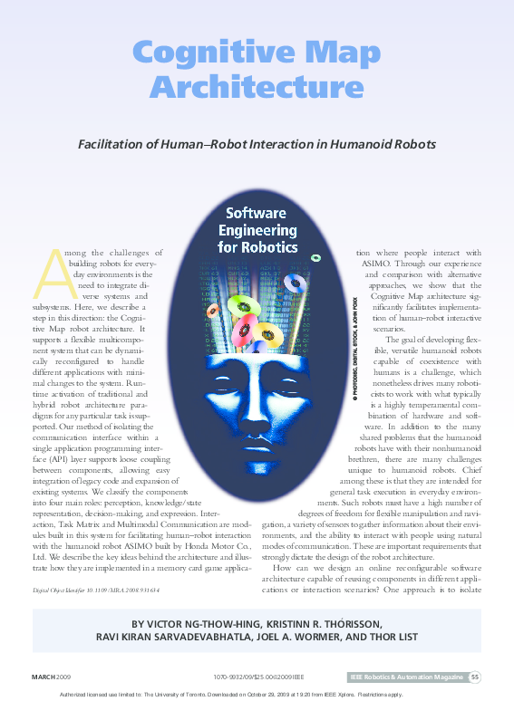 (PDF) Cognitive Map Architecture