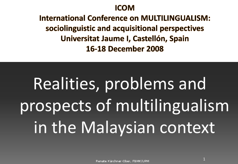 (PPT) Realities, problems and prospects of multilingualism in the ...