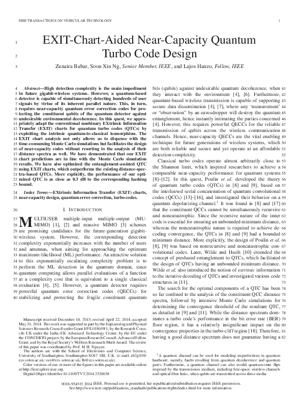 EXIT-Chart Aided Near-Capacity Quantum Turbo Code Design