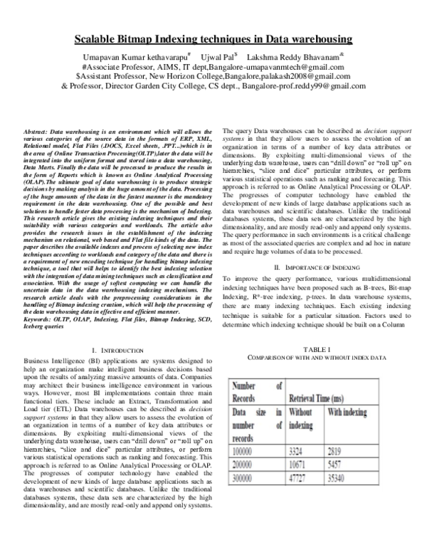(DOC) bitmap indexing survey