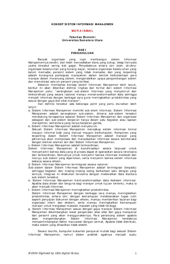 (PDF) KONSEP SISTEM INFORMASI MANAJEMEN MUTIA ISMAIL