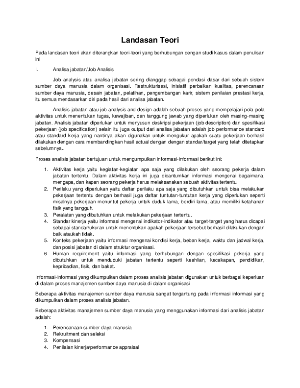 (DOC) Landasan Teori