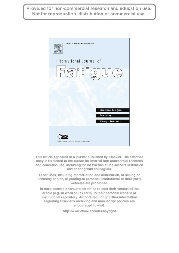 Pdf Prediction Of Fatigue Crack Growth And Residual Life Using An Exponential Model Part I