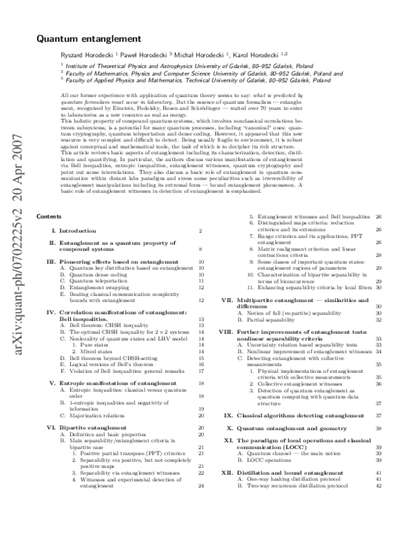 Pdf Quantum Experiments And Graphs Iii High Dimensional And