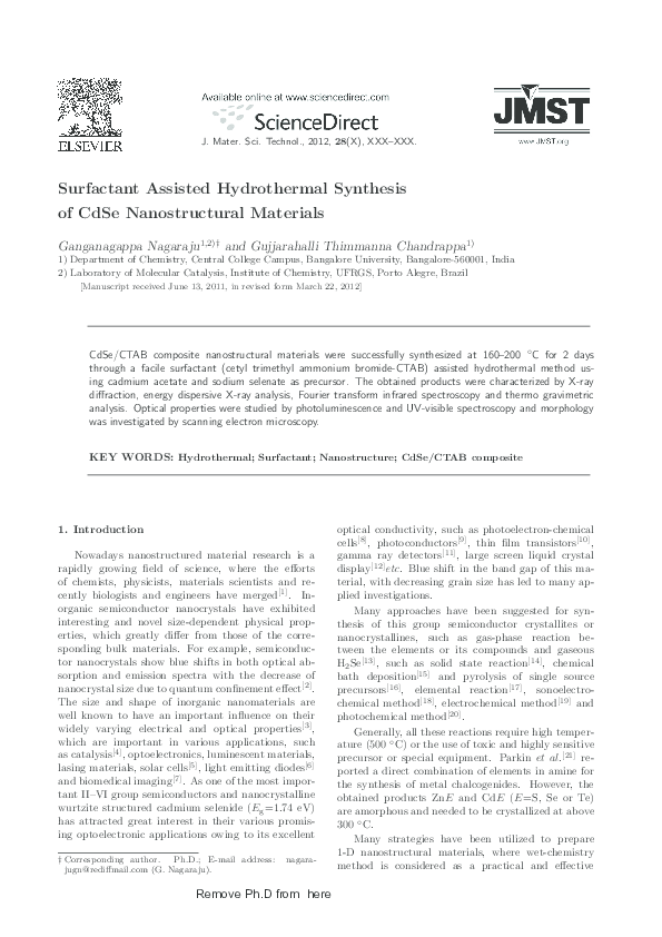(PDF) 12. Cd Se JMST