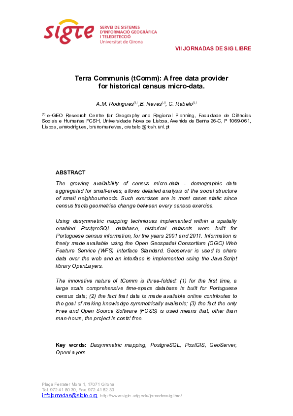 (PDF) Terra Communis (tComm): A free data provider for historical ...