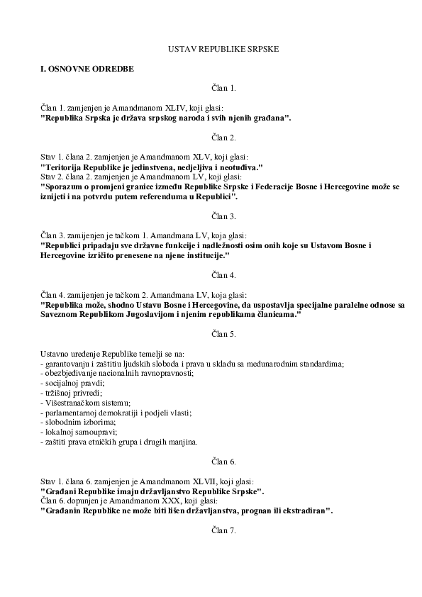 (PDF) Osnove ustavnog sistema BiH (Ustav BiH/FBiH/RS) | Juso Hamzić - Academia.edu