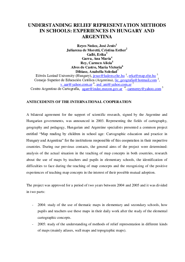 (PDF) UNDERSTANDING RELIEF REPRESENTATION METHODS IN SCHOOLS ...