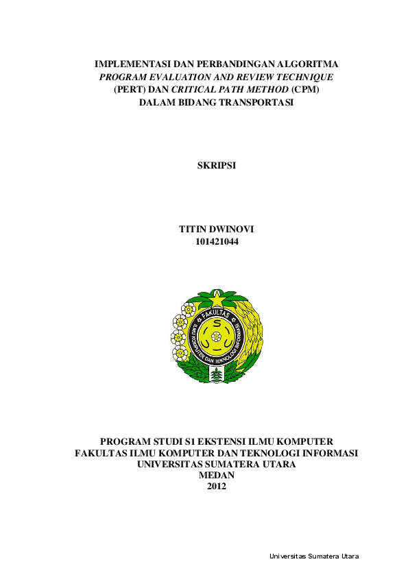 (PDF) Program Studi : S1 EKSTENSI ILMU KOMPUTER Fakultas : ILMU KOMPUTER DAN TEKNOLOGI INFORMASI