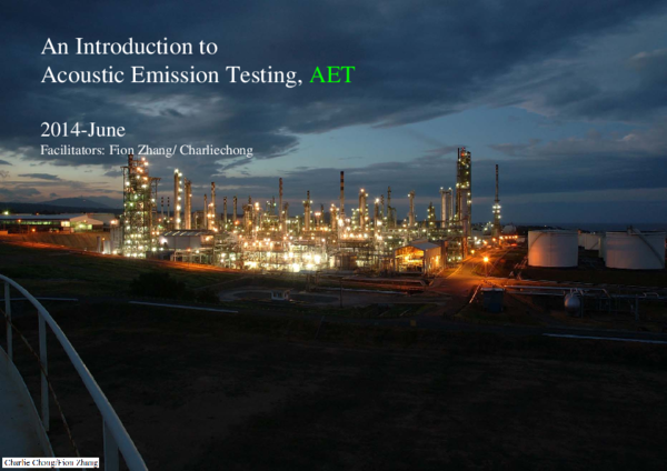 (PDF) An Introduction to Acoustic Emission Testing, AET- My Preparatory ...
