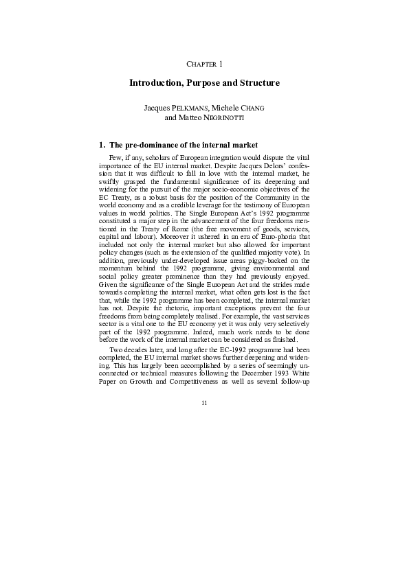 (PDF) Introduction, Purpose and Structure