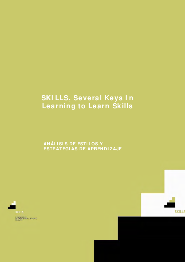(PDF) SKILLS, Several Keys In Learning to Learn Skills