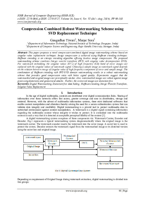 (PDF) Compression Combined Robust Watermarking Scheme using SVD ...
