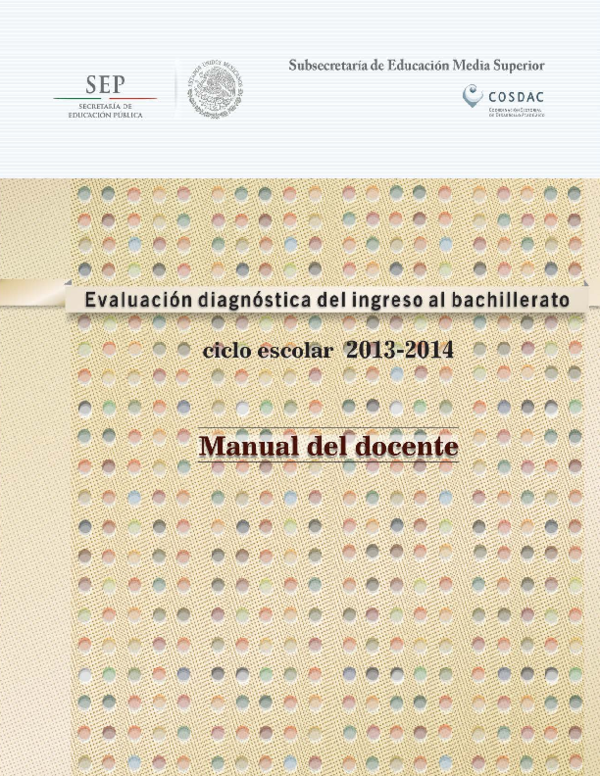 (PDF) Manual del docente