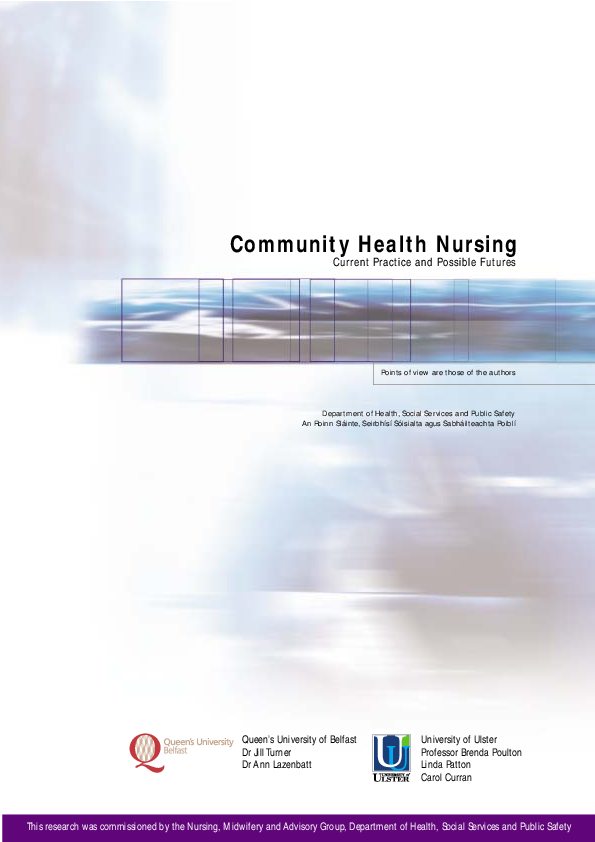 (PDF) Community Health Nursing