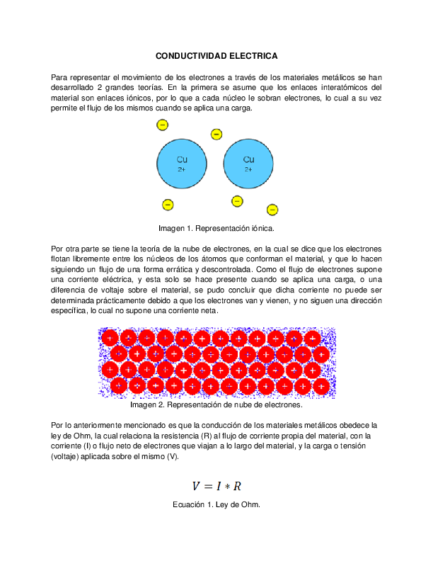 (PDF) Resumen Conductividad Electrica Y Bandas De Energia