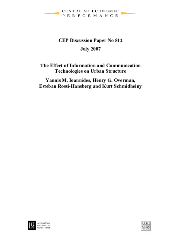 (PDF) This paper was produced as part of the Centre's Globalisation ...