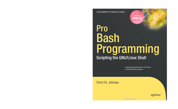 (PDF) Pro Bash Programming
