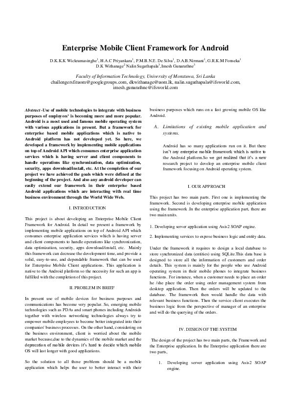 android client server