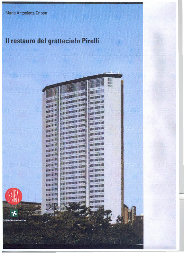 (PDF) da: "Il restauro del grattacielo Pirelli", a cura di Maria ...