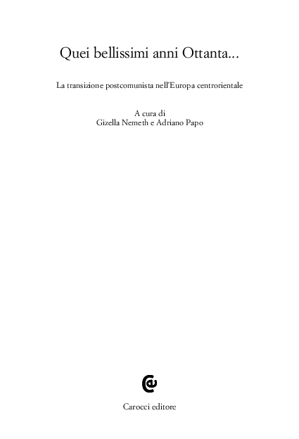 (PDF) Le spericolate metamorfosi di un movimento politico. Il caso del ...