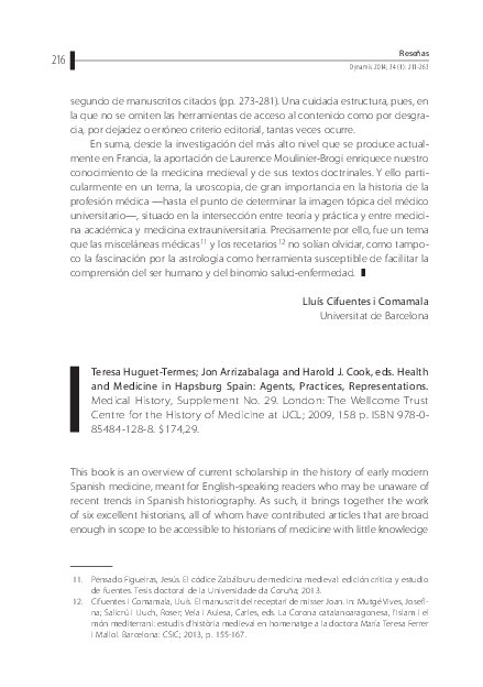 (PDF) Review of: Teresa Huguet-Termes, Jon Arrizabalaga, and Harold J ...