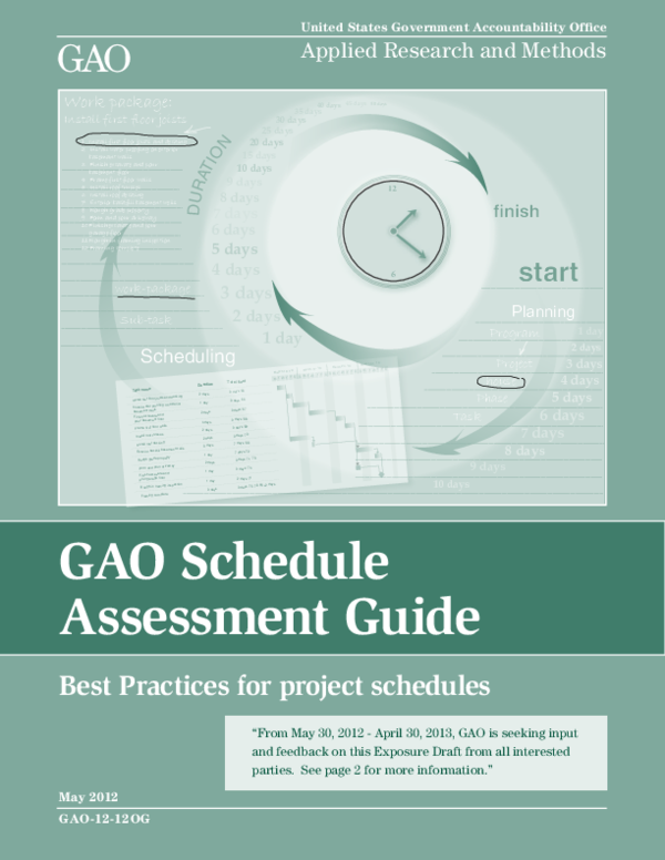 (PDF) GAO Schedule Assessment Guide Best Practices for project ...