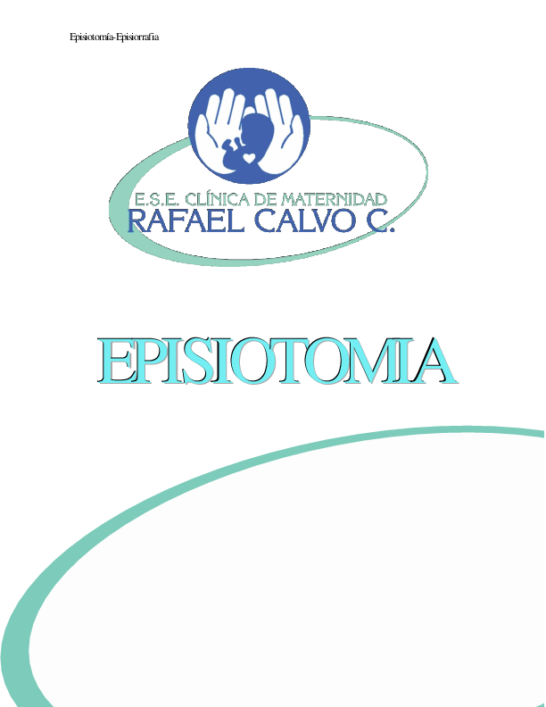 (PDF) Episiotomía-Episiorrafia