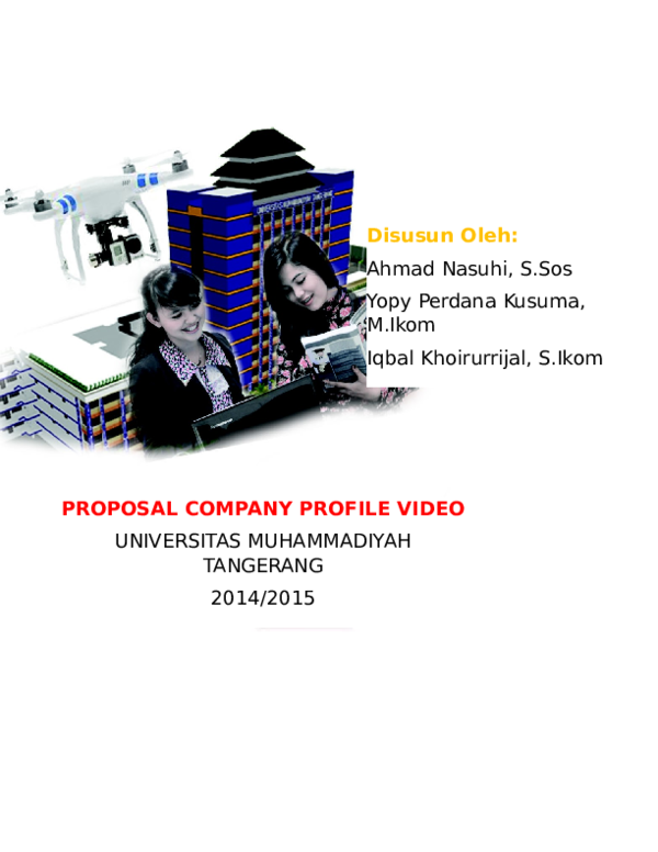 (DOC) PROPOSAL Profile UMT 2014