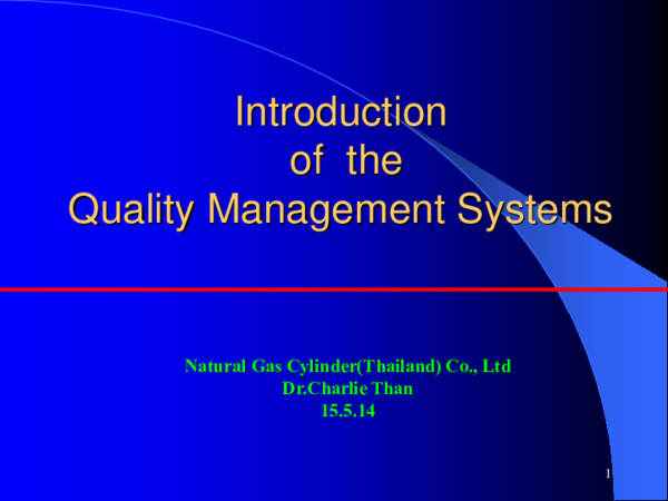(PPT) Natural Gas Cylinder Factory QMS