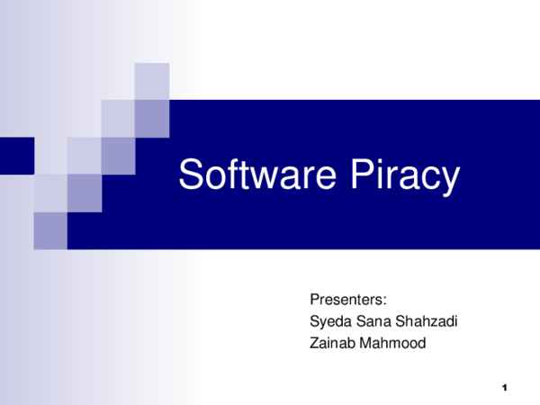 (PPT) Software Piracy