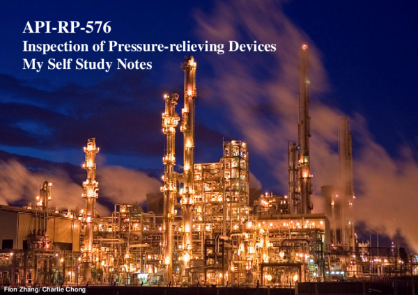 (PDF) Understanding Pressure Relieving Devices Inspection code API 576 ...