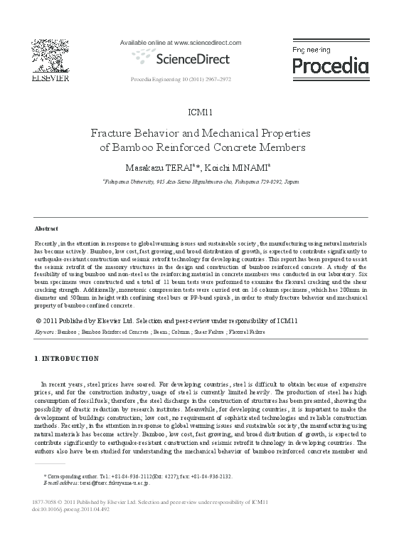 (PDF) Fracture Behavior and Mechanical Properties
