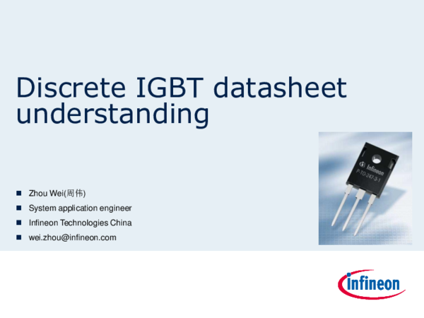 (PDF) Discrete IGBT datasheet understanding