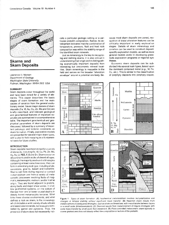 Skarn and Skarn Deposits