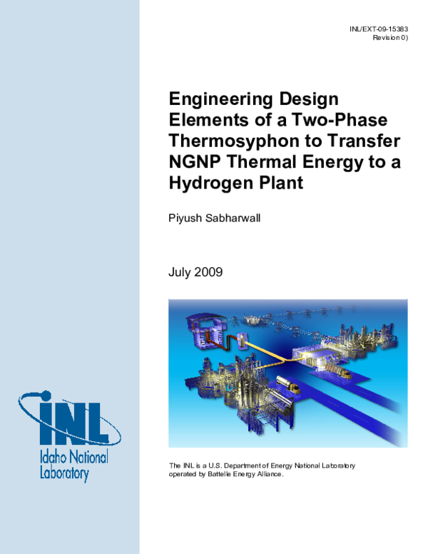 (PDF) Engineering Design Elements of a Two-Phase Thermosyphon to ...