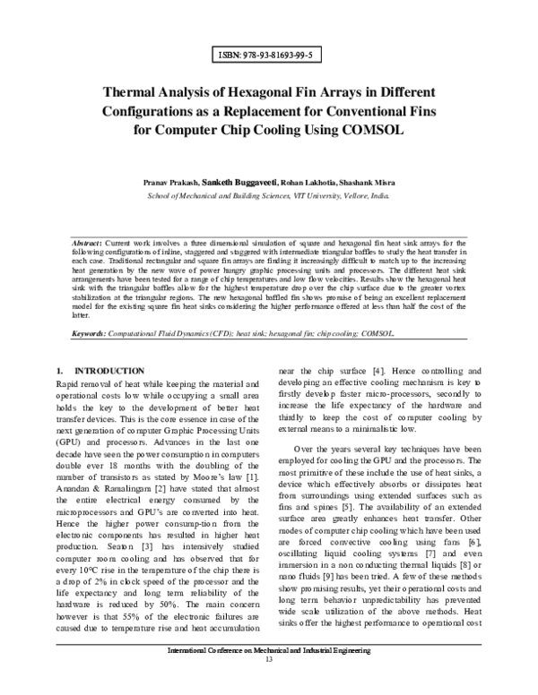 (PDF) International Conference on Mechanical and Industrial Engineering ...