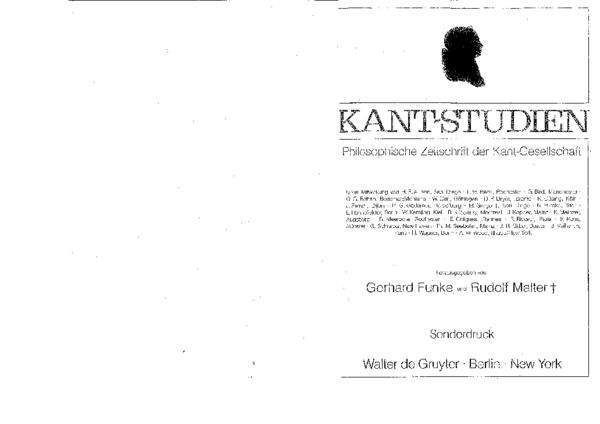(PDF) 1995 Construction and Mathematical Schematism.. Kant on the ...