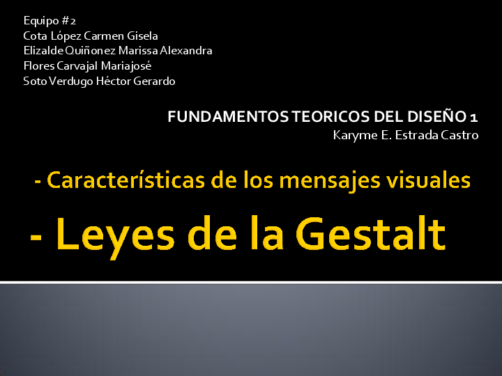 (PPT) Caracteristicas de los mensajes visuales