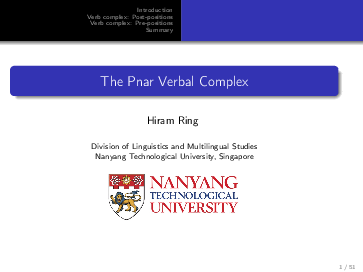(PDF) The Pnar Verbal complex (ICAAL5 slides)