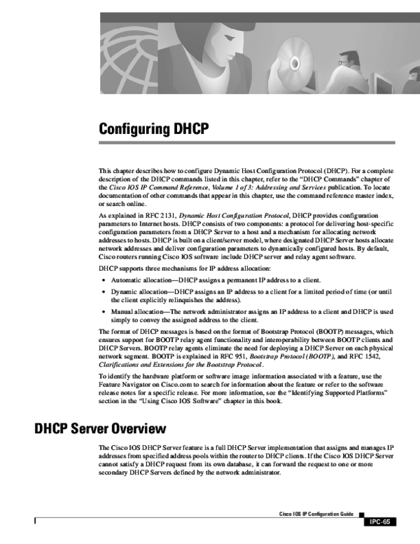 Pdf Configuring Dhcp
