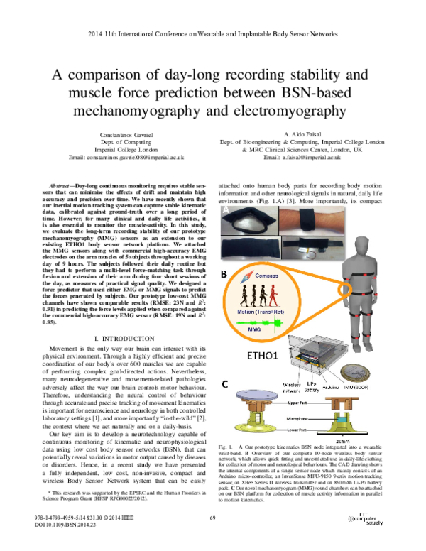 (PDF) A comparison of day-long recording stability and muscle force ...