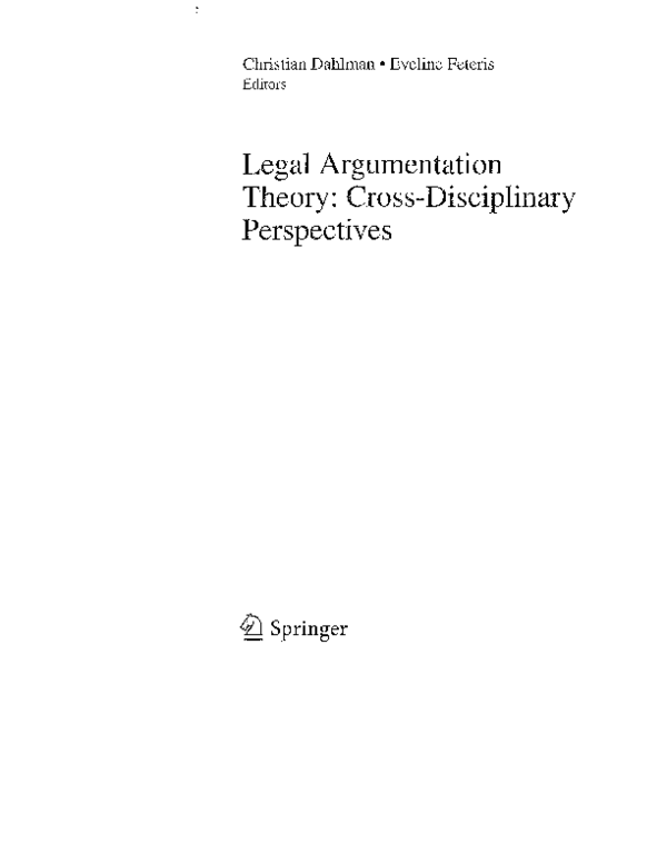 (PDF) Reasoning by Consequences: applying different argumentation structures to the analysis of ...