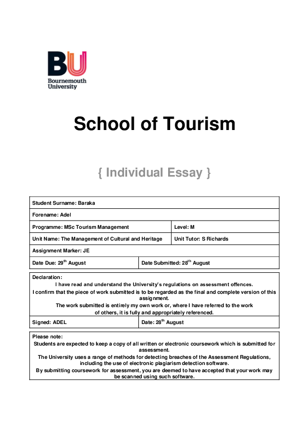 (DOC) Interpreting archaeological Heritage Site