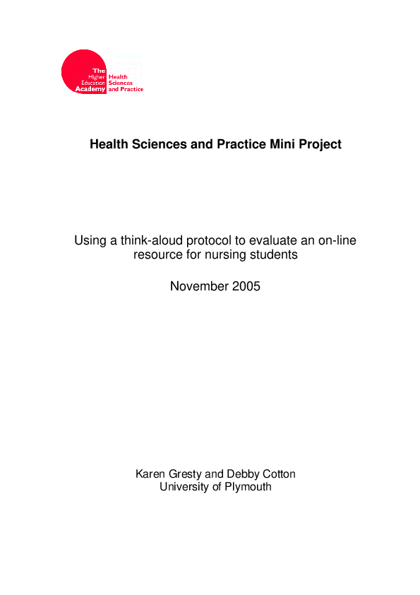 (PDF) Health Sciences and Practice Mini Project