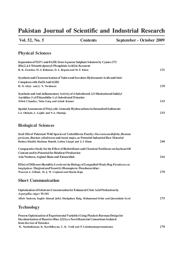 (PDF) Process optimization of experimental variables using plackett-burman design for ...