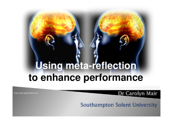 (PDF) Using meta-reflection to enhance performance