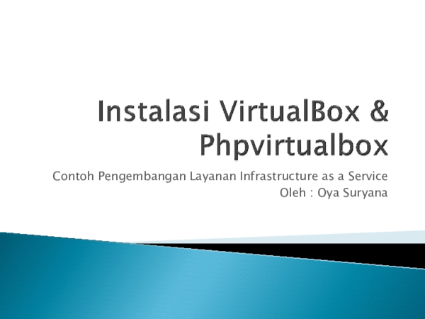 (PPT) Instalasi Virtualbox dan PHPvirtualbox di Ubuntu
