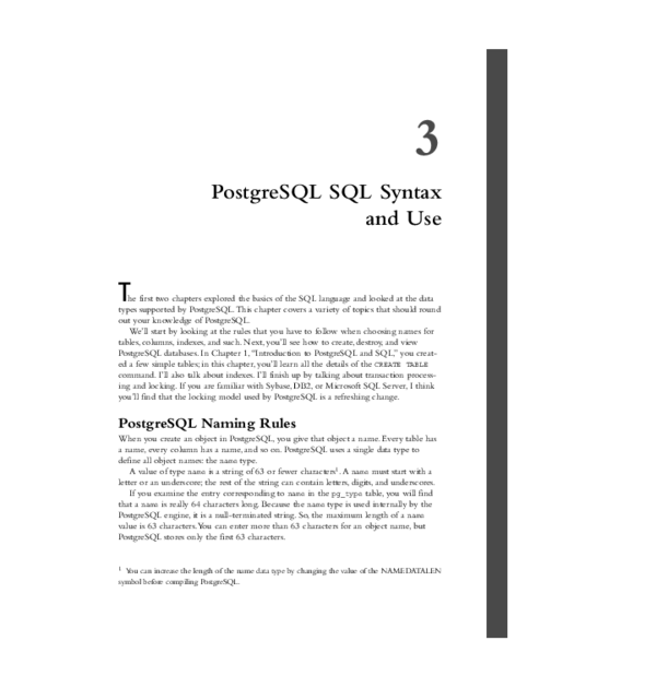 Pdf 3 Postgresql Sql Syntax And Use Wirda Fitriani