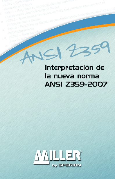 (PDF) Interpretación de la nueva norma ANSI Z359-2007 Propósito del documento ¿Qué es el ANSI